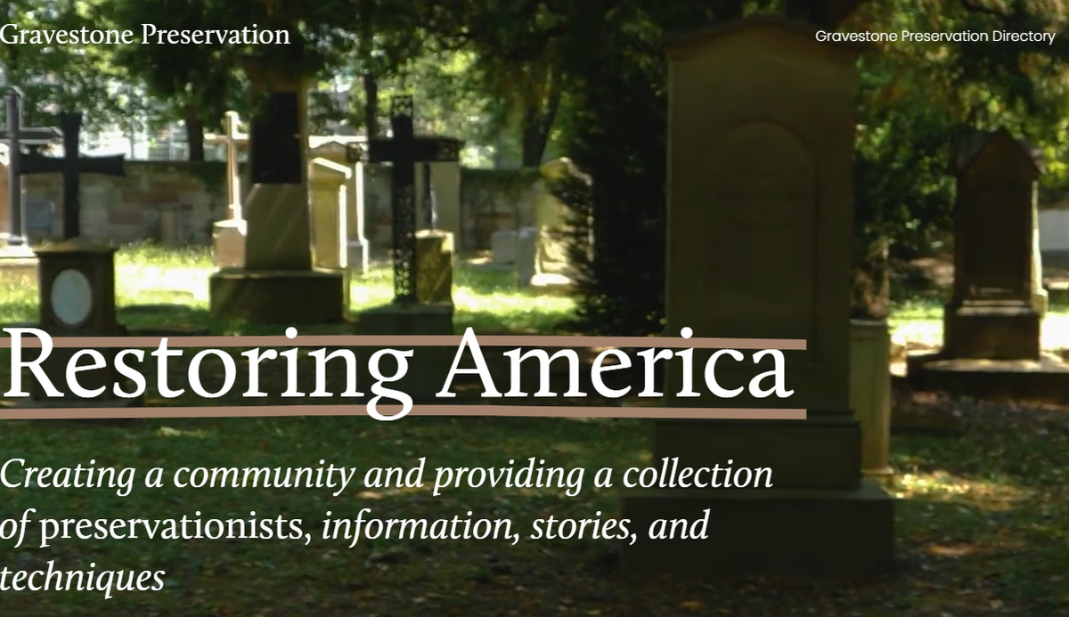 Gravestone Preservation Directory — Atlas Preservation