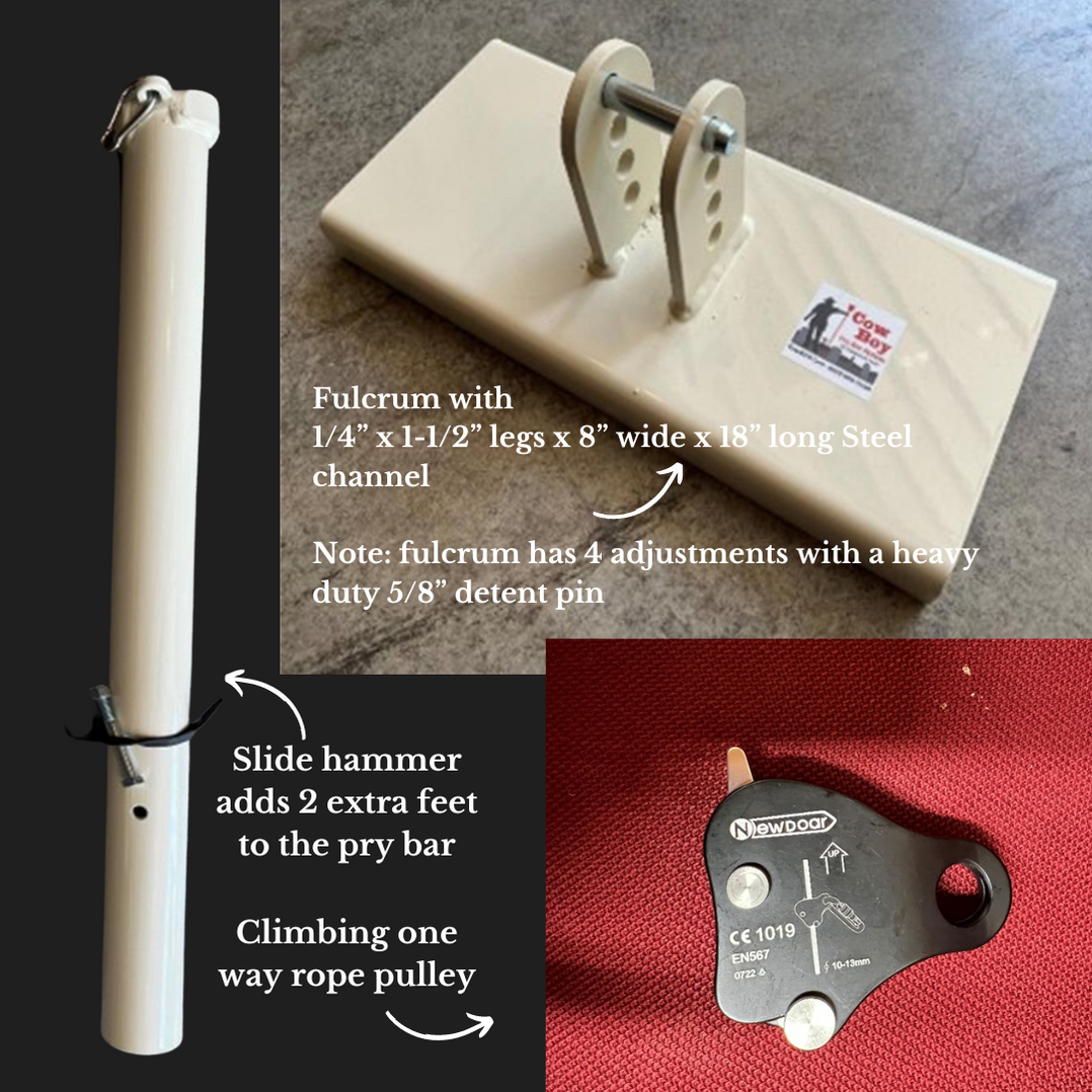 Tombstone Jack Cowboy Pry Bar System — Atlas Preservation