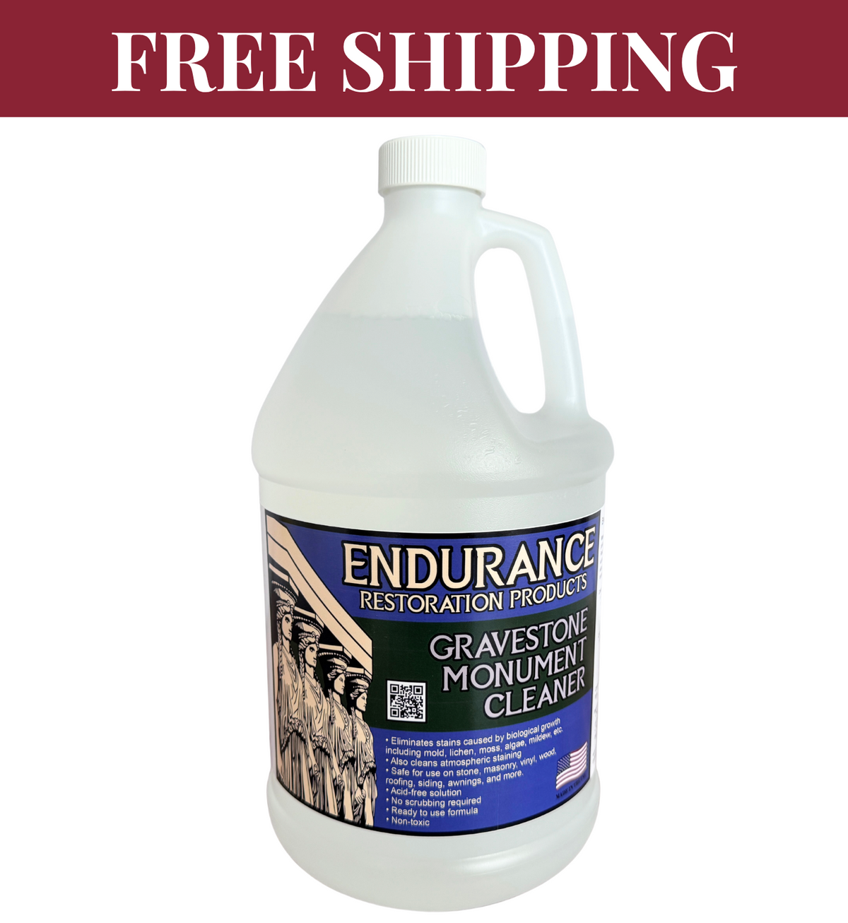 Endurance Gravestone & Monument Cleaner - 1 Gallon — Atlas Preservation