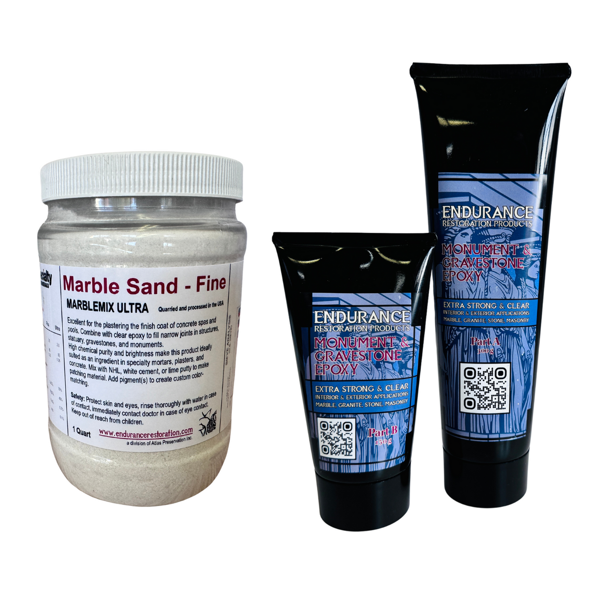 Endurance Monument & Gravestone Epoxy + Fine Marble Sand — Atlas ...