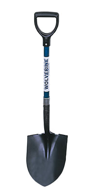 #2 Round Point Shovel 27" Fiberglass Handle D-Poly Grip — Atlas ...