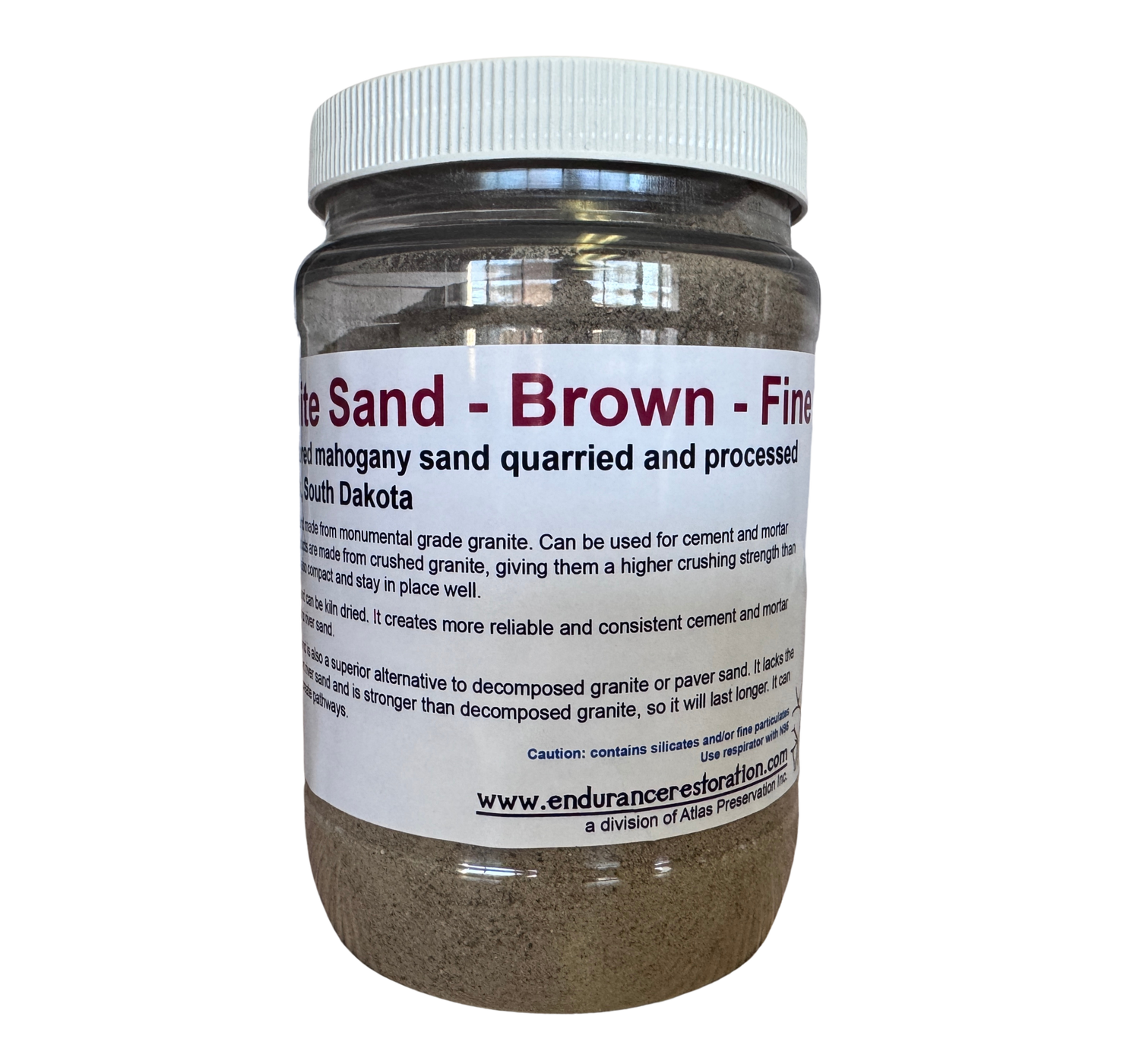 Granite Sand - Brown - Fine — Atlas Preservation