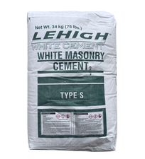 Lehigh White Masonry Cement — Atlas Preservation