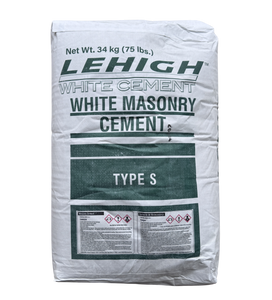 Lehigh White Masonry Cement — Atlas Preservation