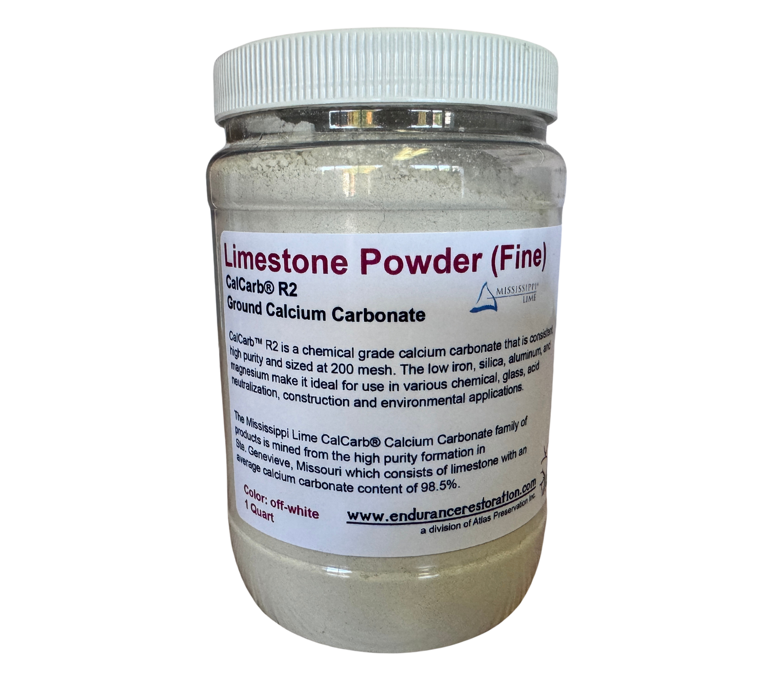 Limestone Powder - Fine — Atlas Preservation