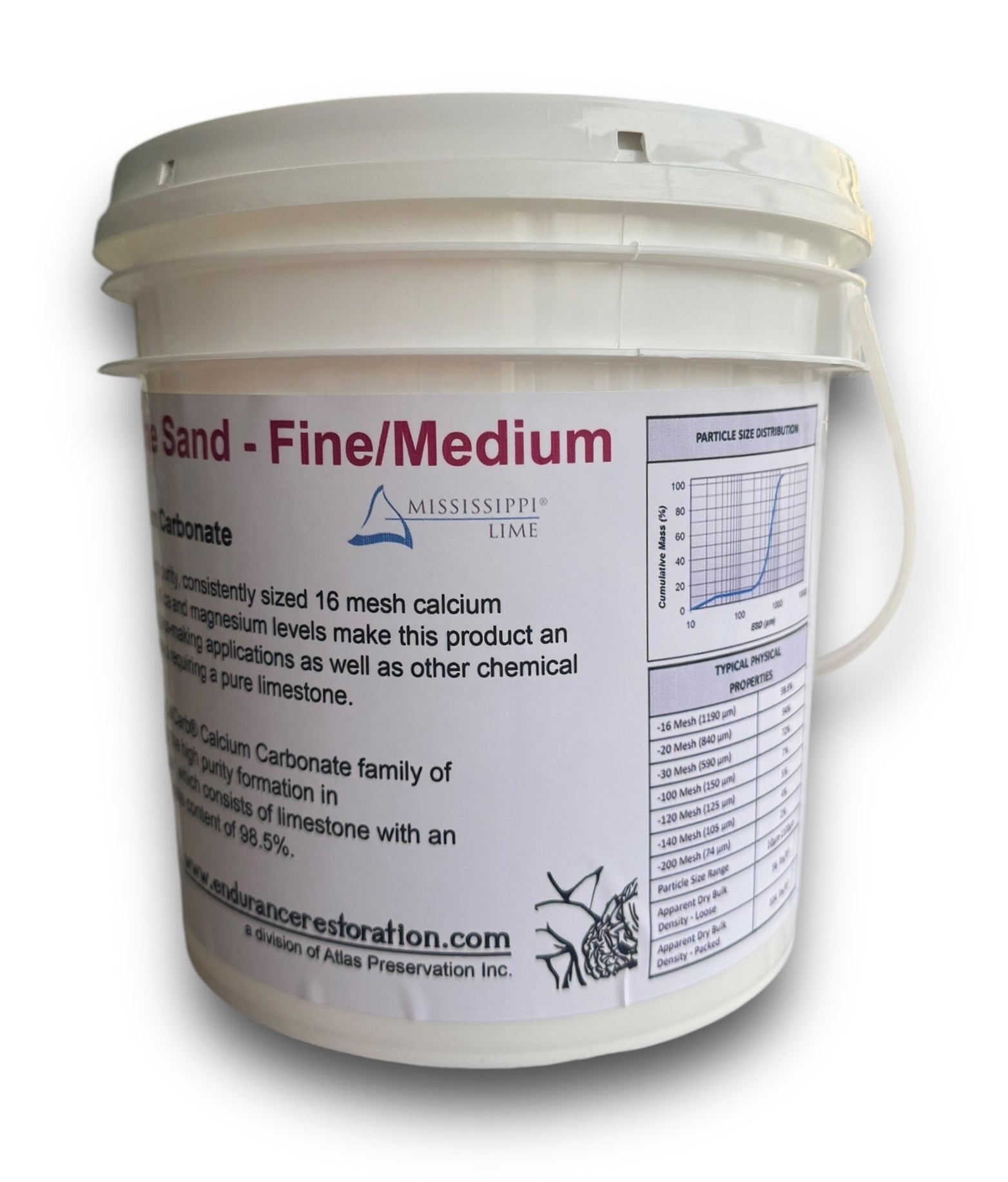 Limestone Sand - Fine/Medium — Atlas Preservation