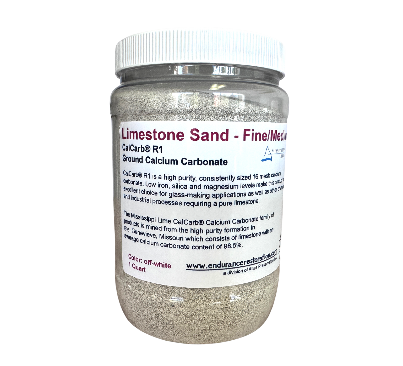 Limestone Sand - Fine/Medium — Atlas Preservation