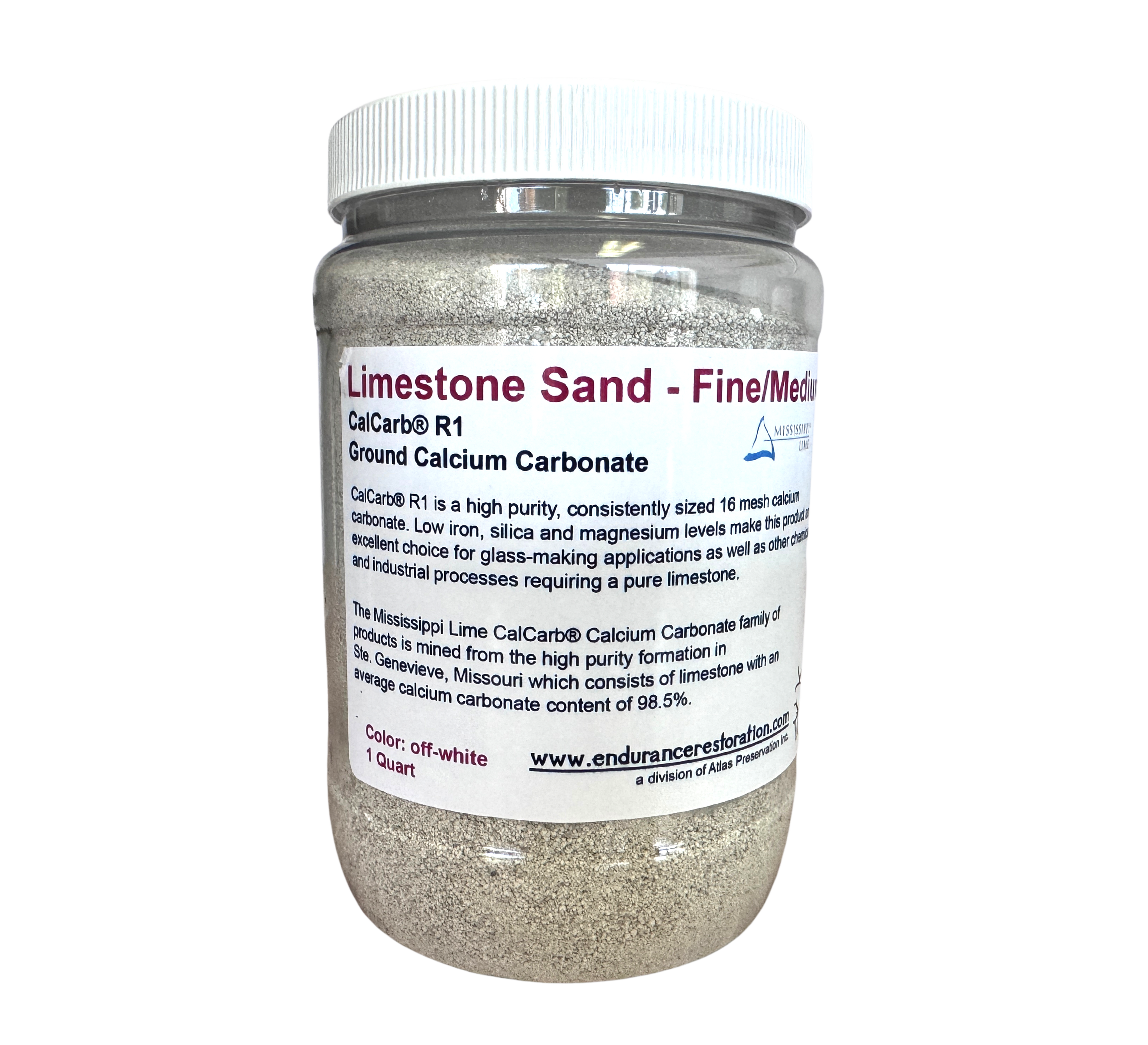 Limestone Sand - Fine/Medium — Atlas Preservation