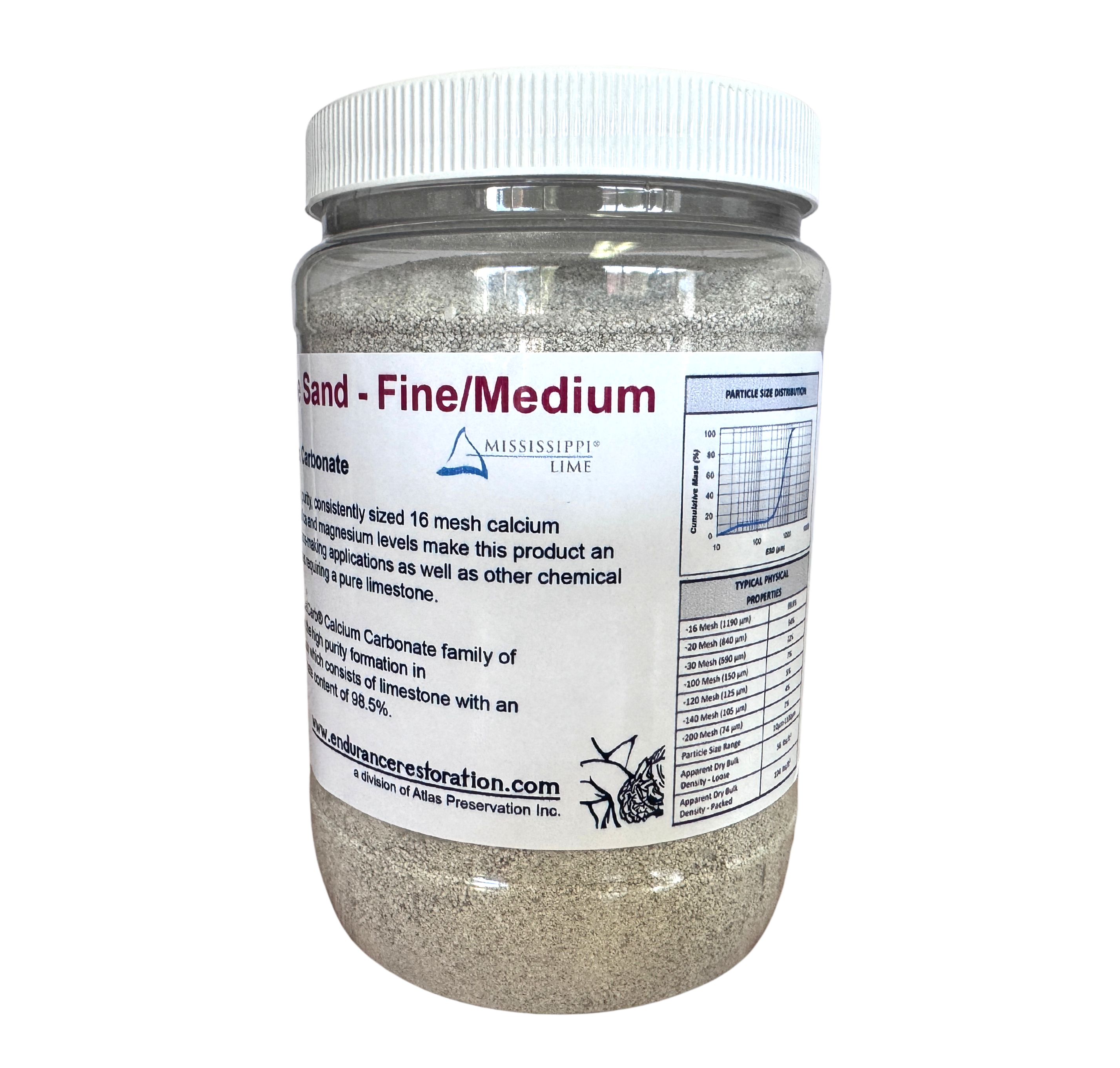 Limestone Sand - Fine/Medium — Atlas Preservation