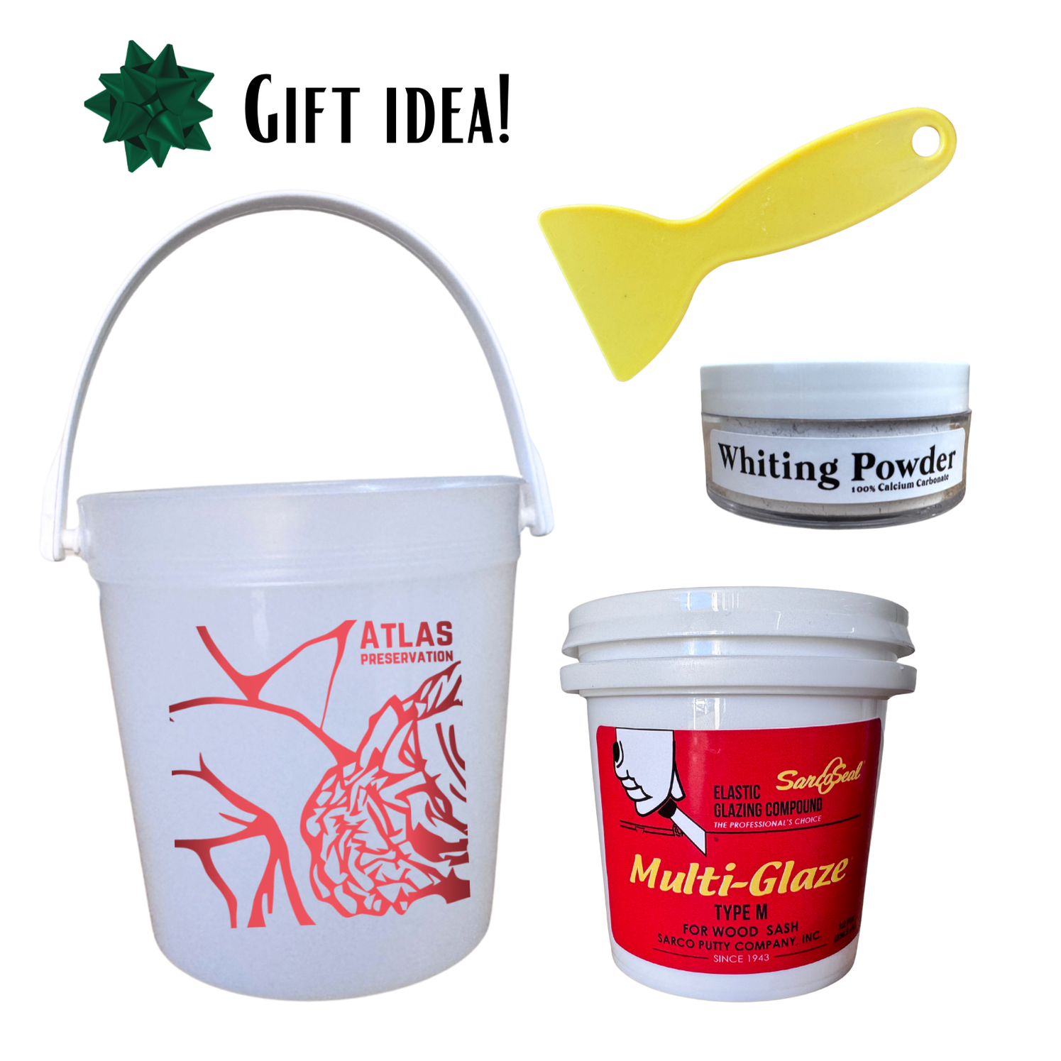 Sarco Window Glazing Putty — Atlas Preservation