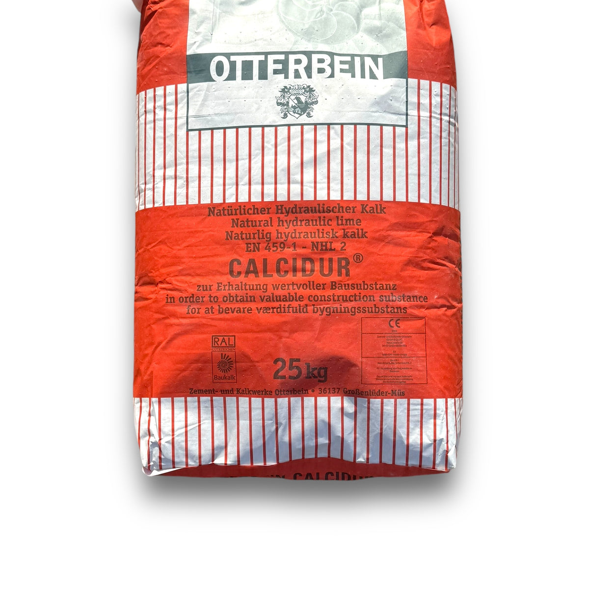 Barn Lime Otterbein Natural Hydraulic Lime 5.0 - 25 Kg Bag Jamaica Free ...
