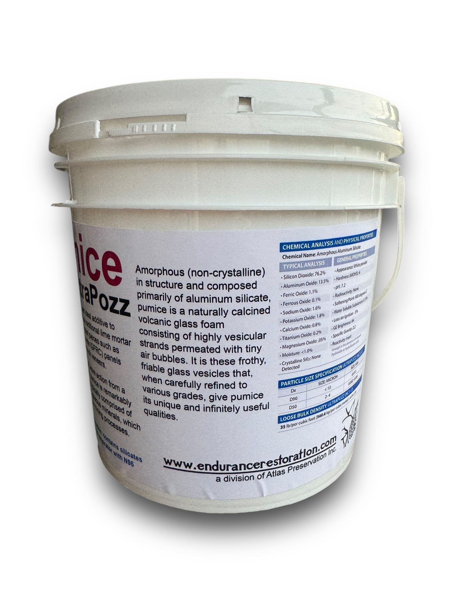 Pumice Hess UltraPozz — Atlas Preservation