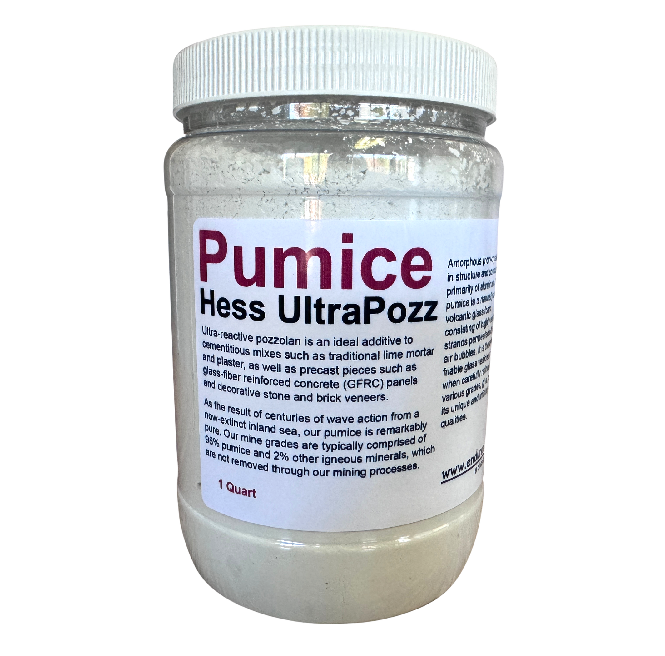 Pumice Hess UltraPozz — Atlas Preservation