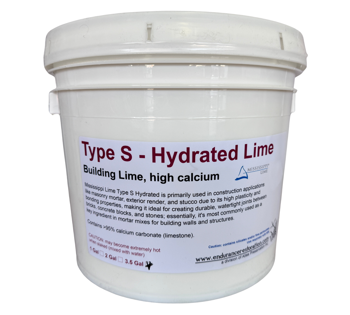 Type S - Hydrated Lime — Atlas Preservation