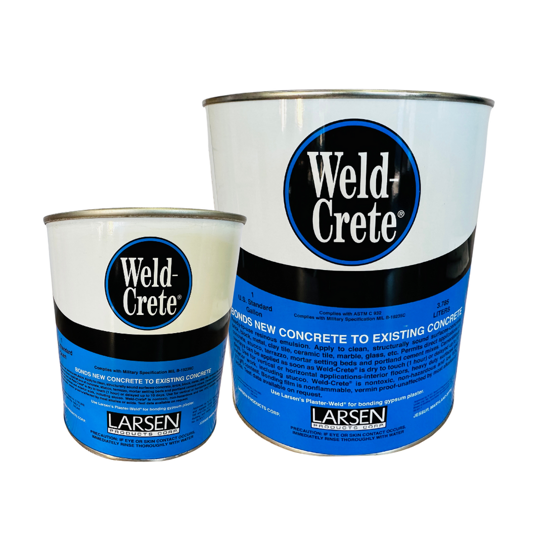 Weld-Crete - Bonds new concrete, stucco, tile setting beds and terrazz ...