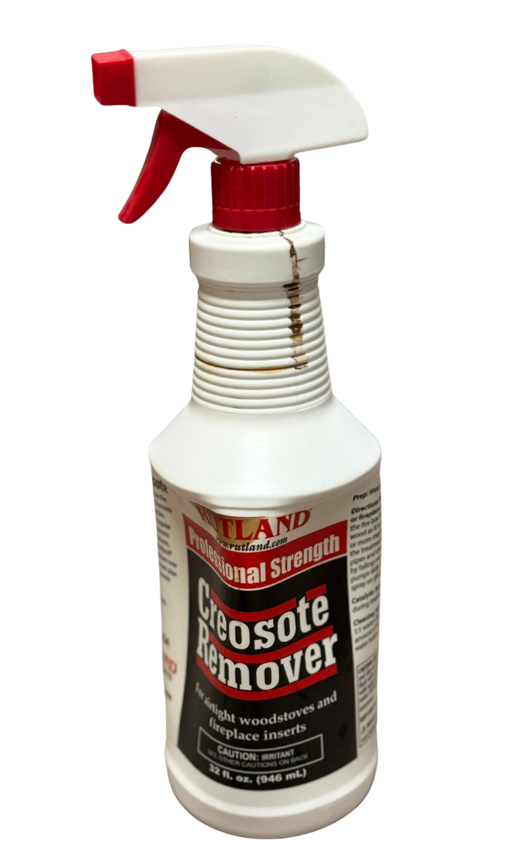 DAMAGED - Liquid Creosote Remover - 32 oz spray bottle — Atlas Preservation
