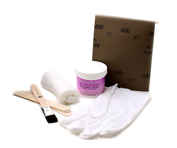 Sepp Gilding Workshop - Basic Gilding Kit Imitation Gold Leaf — Atlas ...