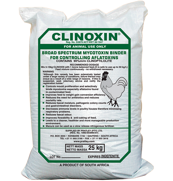 Pratley Clinoxin® (Broad Spectrum Mycotoxin Binder for Animal Use ...