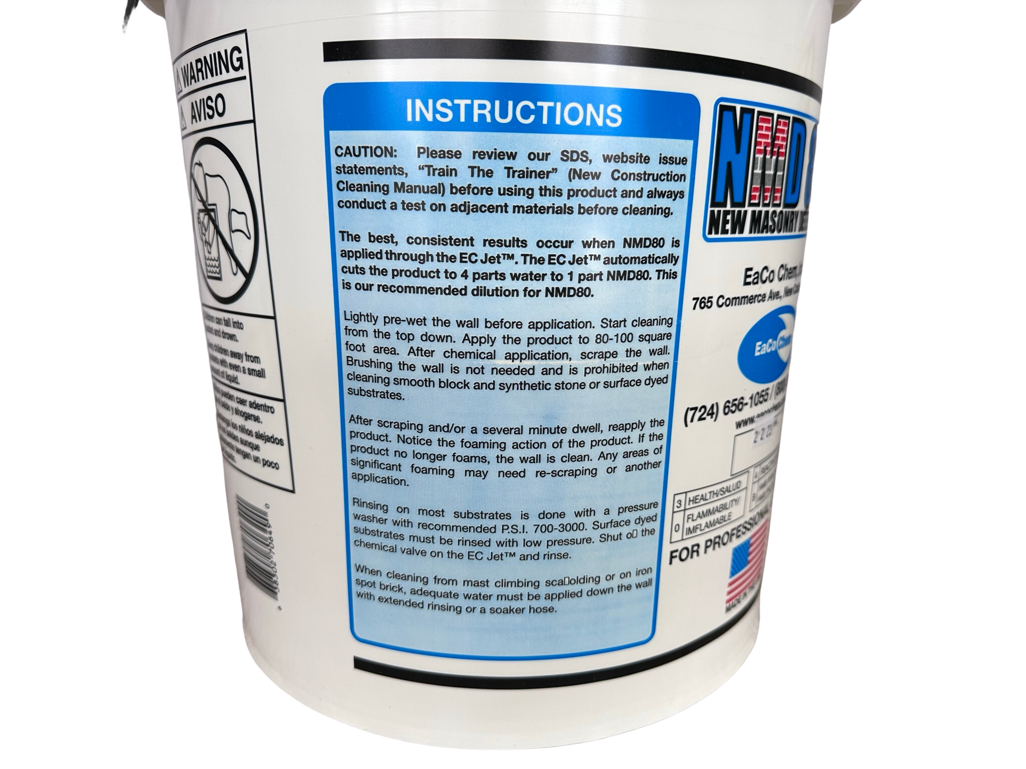 NMD 80 - Remove Mortar and Efflorescence from Brick, Stone, Unpolished ...