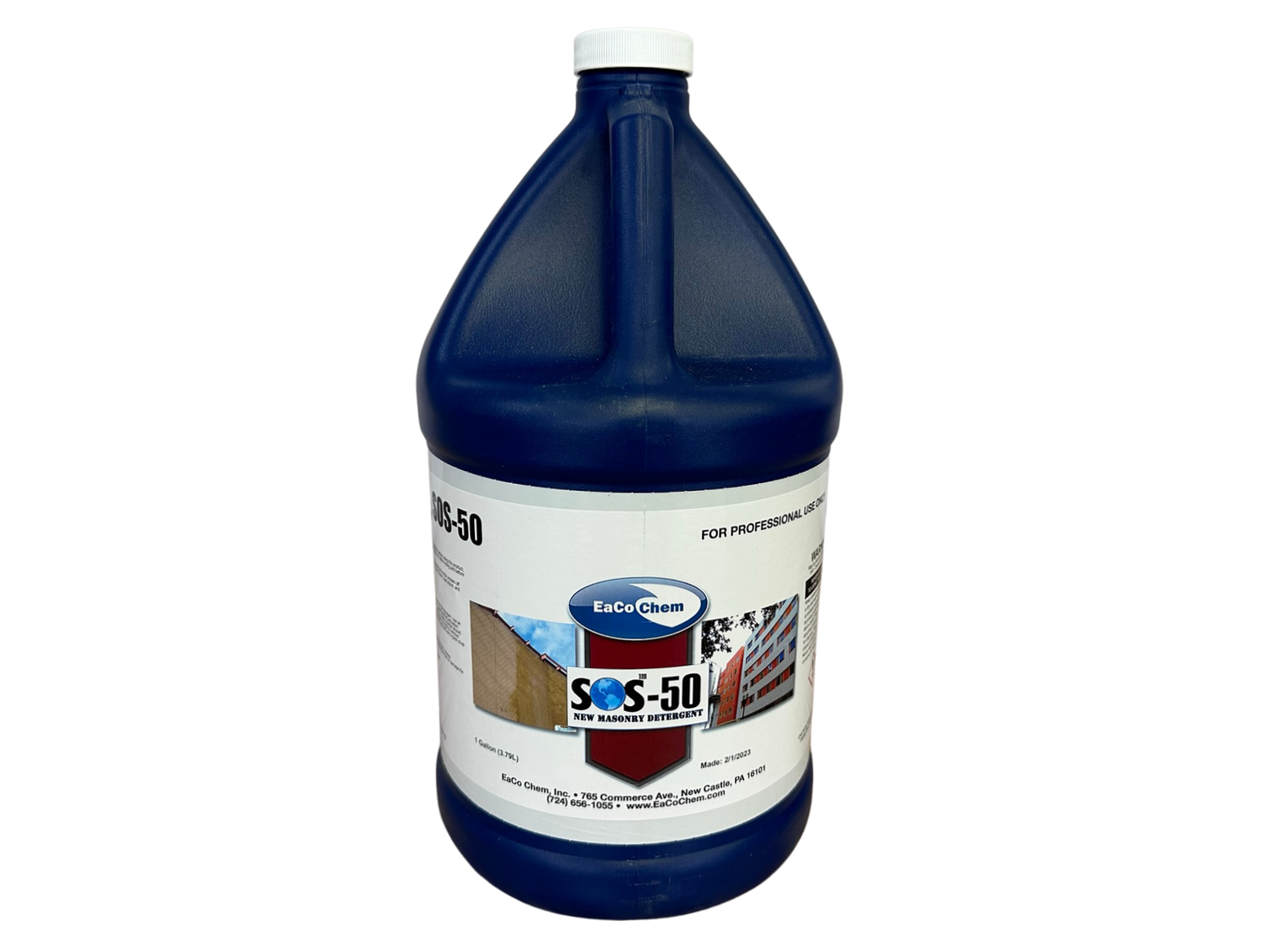 SOS-50 - Masonry Detergent to Remove Mortar Smears on Brick, Block, Ca — Atlas Preservation