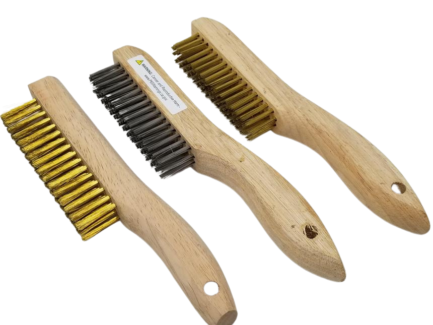 Shoe Handle Wire Scratch Brush — Atlas Preservation