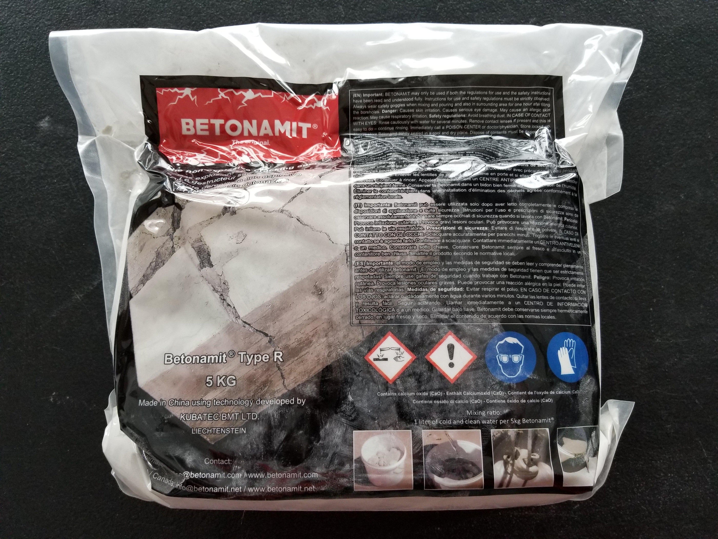 Betonamit - Explosion-Free Demolition Agent — Atlas Preservation
