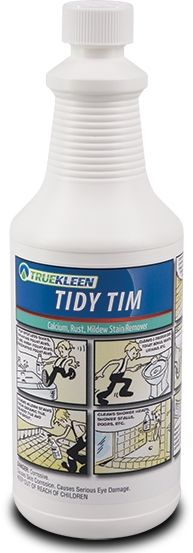 Tidy Tim - Bathroom cleaner for porcelain, tile, enamel, & metal - 1 Q ...